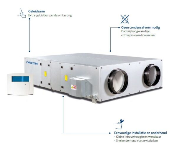 WTW-systemen utiliteit (WTU) - Orcon